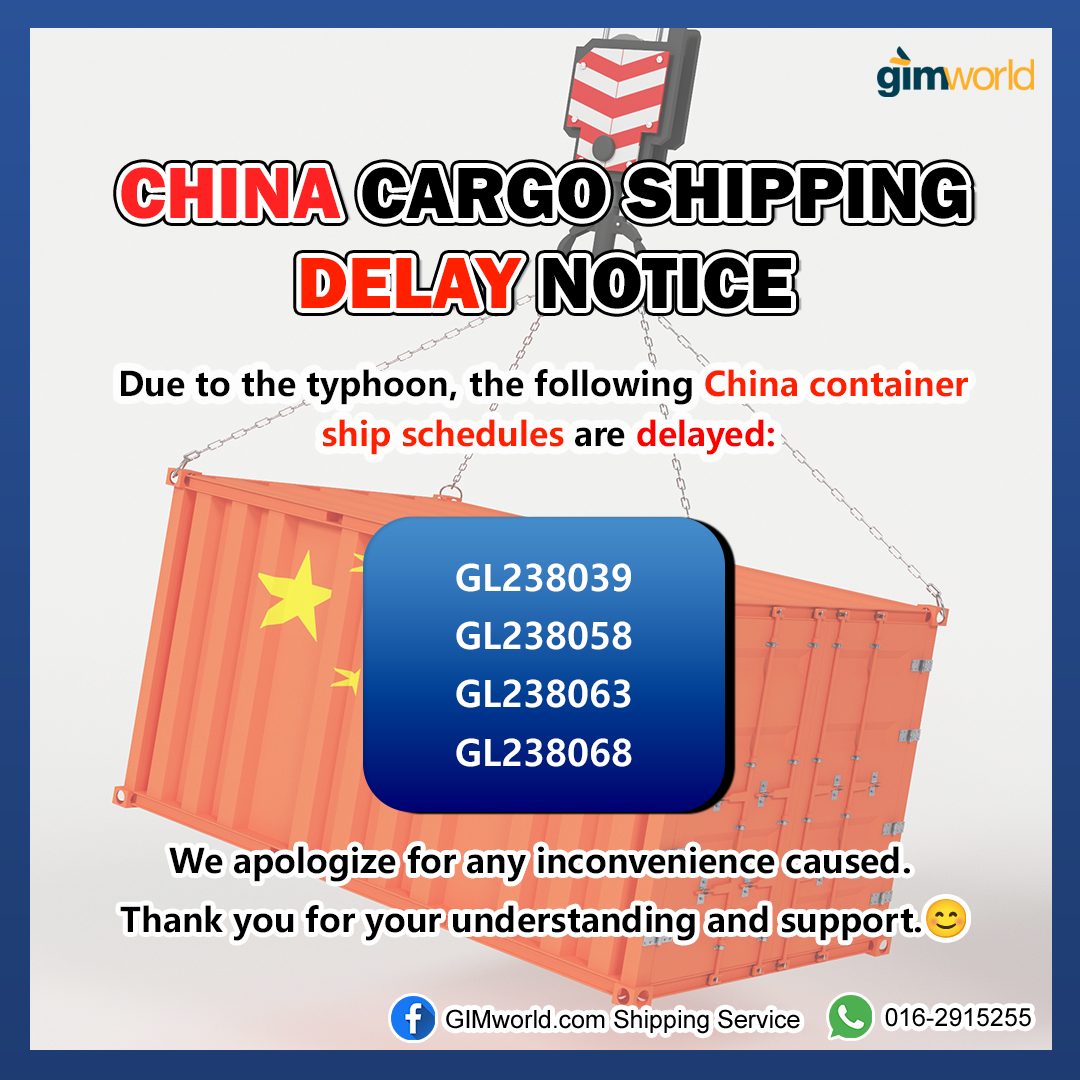 04/09/2023 China Cargo Shipping Delay Notice