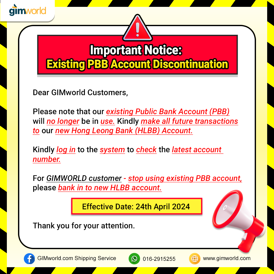 24/04/2024 Important Notice: Existing PBB Account Discontinuation